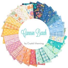 Cannon Beach Fat Quarter Bundle Crystal Manning For Moda Fabrics
