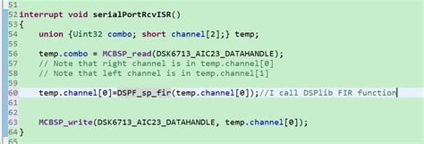 Question About Fir Filtering Code Structure Using Dsplib Fir Function Processors Forum
