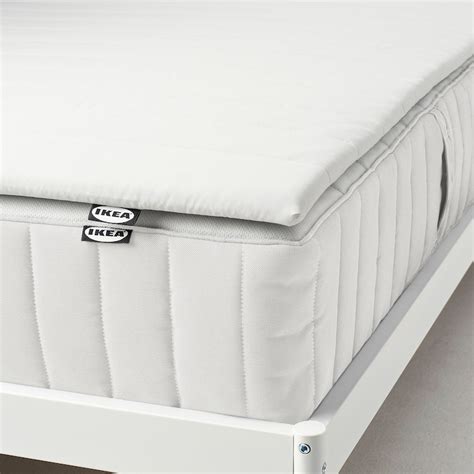 Nopakte Mattress Topper White Queen Ikea
