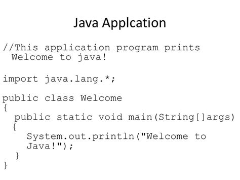 Frst Java Program Getting Started With Java Programming A Simple Java