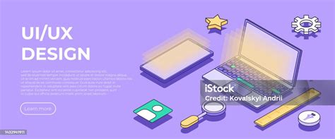 Ui Ux 디자인 방문 페이지입니다 웹 디자인 작성 디자이너 모바일 및 노트북 Ui Ux 응용 프로그램을위한 사용자 인터페이스 장면의 제작자 디자인 사용자 경험 개념 벡터