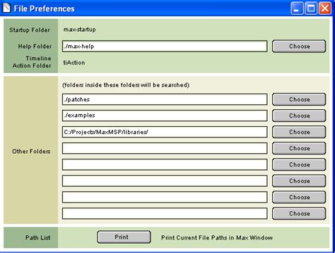 Language Max MSP Phidgets Legacy Support