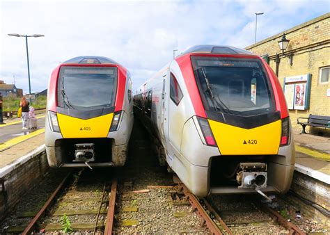 Class 755s 755405 And 755420 British Rail Class 755 4 Ca Flickr