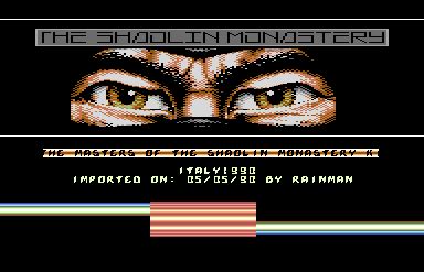 CSDb Italy 1990 By Censor Design And The Shaolin Monastery 1990