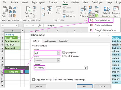 how to create dependent dropdown lists in excel step by step