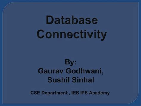 Interface Callable Statement Ppt