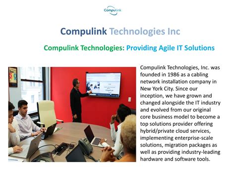 Ppt Compulink Technologies Inc Powerpoint Presentation Free Download