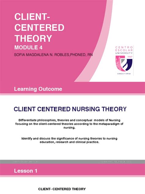 Client Centered Theory Pdf Nursing Behavior
