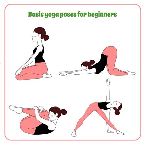 Simple Yoga Poses Printable Chart Free Printable Charts