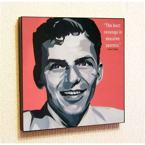 Frank Sinatra Poster Pop Art Print Painting On Canvas Motivational