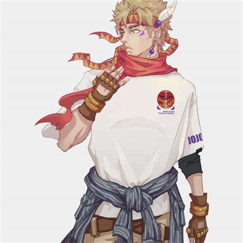 Download Caesar Anthonio Zeppeli Striking A Pose Wallpaper