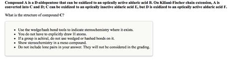 Solved Compound A Is A D Aldopentose That Can Be Oxidized To