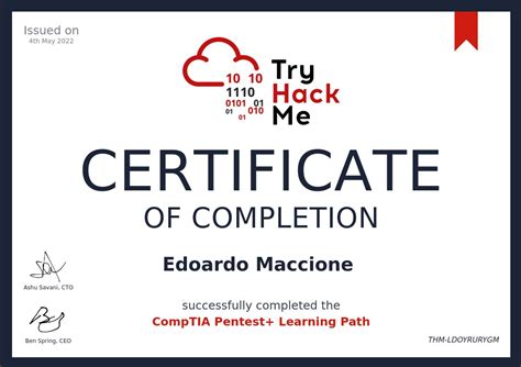 My First Tryhackme Certificate So Many In Progress Cant Wait To Finish