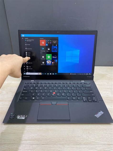 LAPTOP LENOVO THINKPAD X1 CARBON I7 GEN5 RAM 8 GB SSD 512 GB LAYAR TOUCHSCREEN SLIM MURAH BAGUS
