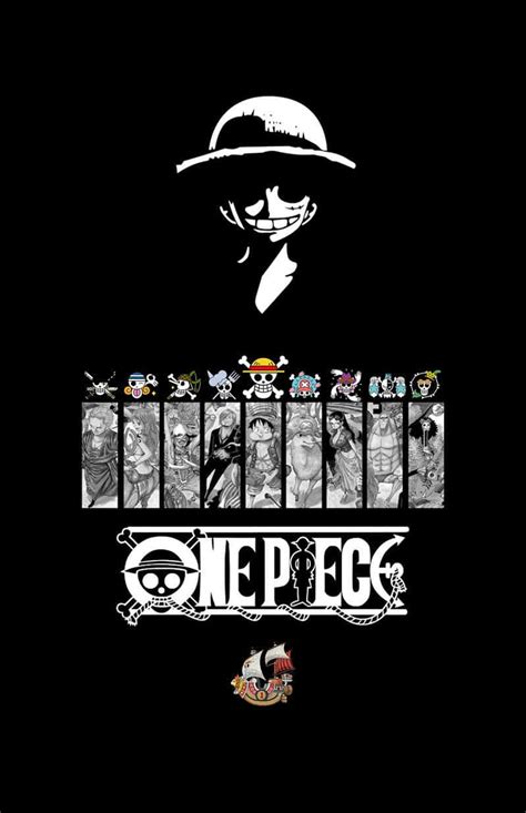 [100 ] One Piece Black And White Wallpapers