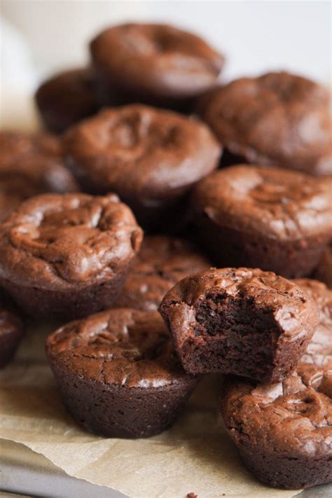 Mini Chocolate Fudge Brownie Bites Wellness By Kay Recipe