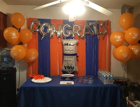 College Table Decorations