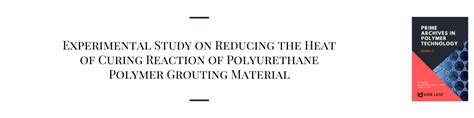 Experimental Study On Reducing The Heat Of Curing Reaction Of