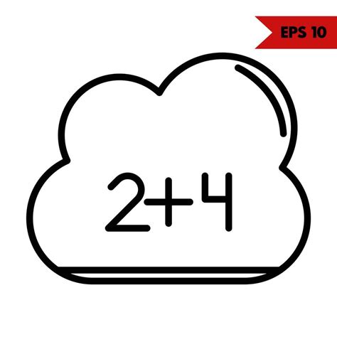 Illustration Of Formula Line Icon 16935389 Vector Art At Vecteezy