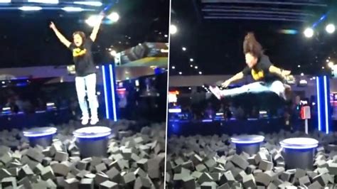 Porn Star Adriana Chechik Breaks Her Back After Jumping On A Foam Pit Watch Viral Video 🎥