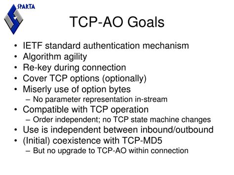 Ppt Tcp Ao Key Management Powerpoint Presentation Free Download Id