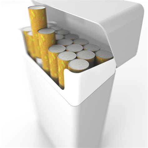 담배 팩 3d 모델 12 Unknown Free3d