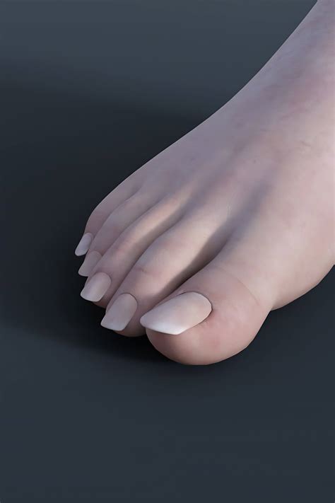 Long Toe Nails For Genesis 8 And 81 Female Daz Content By Soft3d