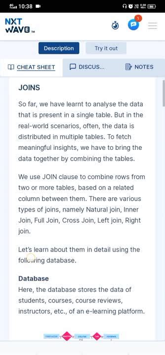 Video Haritha Putluru On Linkedin Day22 Joins 30daysofcodechallenge Nxtwaveteam