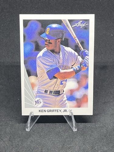 Ken Griffey Jr 1990 Leaf Baseball 245 Seattle Mariners Hof Ebay