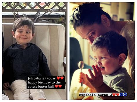 Kareena Kapoors Son Jeh Turns 3 Karisma Kapoor And Soha Ali Khan Share Pics With Their ‘jeh