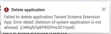 Cant Delete Azure Ad Tenant Because Of App Microsoft Qanda