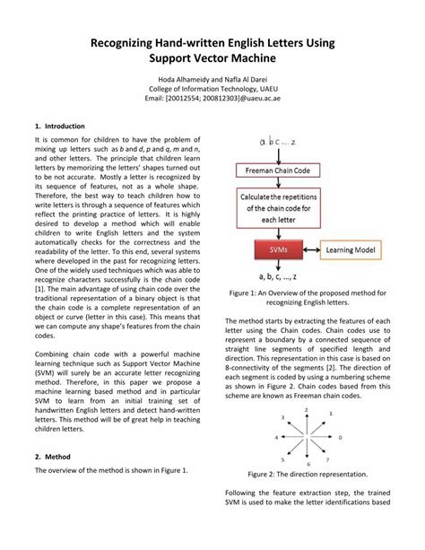 Pdf Recognizing Handwritten English Letterspdf Dokumentips