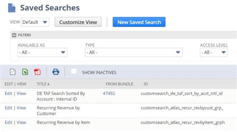 How To Create A Saved Search In Netsuite Bestcrmsoftware
