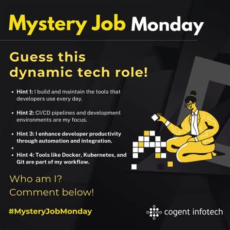 Cogentuniversity Mysteryjobmonday Techcareers Agileleadership