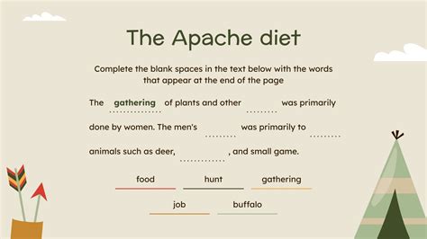 History Subject Activities Apache Tribe Presentation