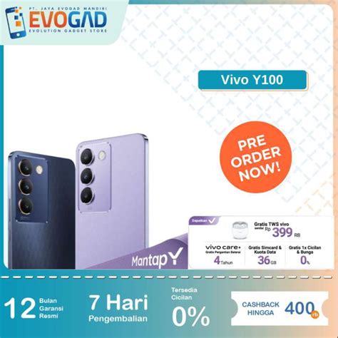 Promo Vivo Y G Nfc Gb Snapdragon Gen G Garansi Resmi Vivo Free Vip Black