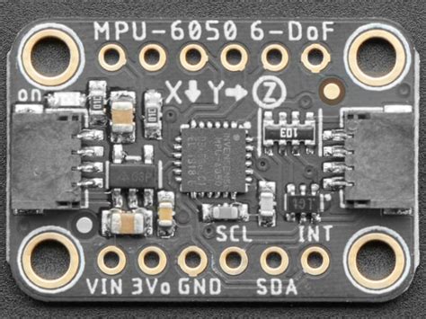 Arduino Mpu6050 6 Dof Accelerometer And Gyro Adafruit Learning System