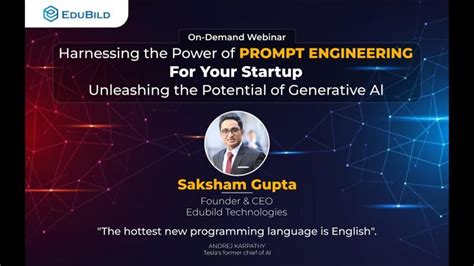 Saksham Gupta On Linkedin Unlocking The Power Of Prompt Engineering For Startups And Businesses Ai