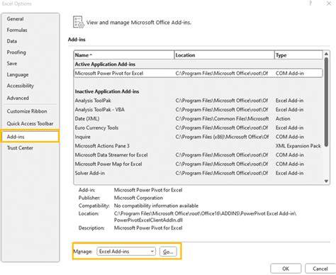 How To Enable Power Pivot In Microsoft Excel
