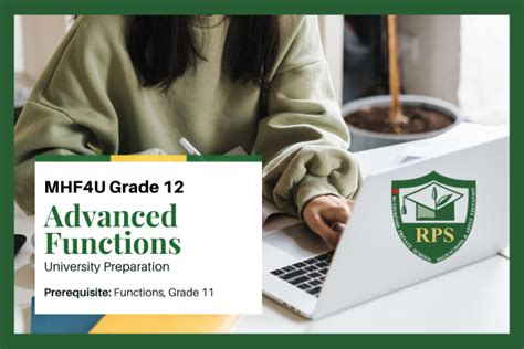 Mhf4u Grade 12 Advanced Functions Rutherford Private High School