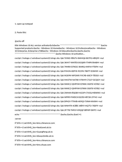 Window 10 Free Activation Pdf