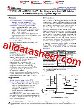 TPS7H1111 SP Datasheet PDF Texas Instruments