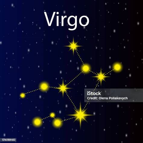 어두운 배경에 검은 별자리 처녀자리 배경 일러스트 그래픽 디자인 벡터 그림입니다 스톡 이미지 Eps 10 0명에 대한 스톡 벡터 아트 및 기타 이미지 Istock