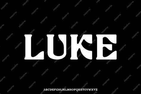 Premium Vector Unique Decorative Retro Trendy Style Alphabet Display Font Vector Creative