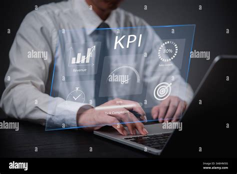 Kpi Key Performance Indicators Dashboard Displaying Metrics Data