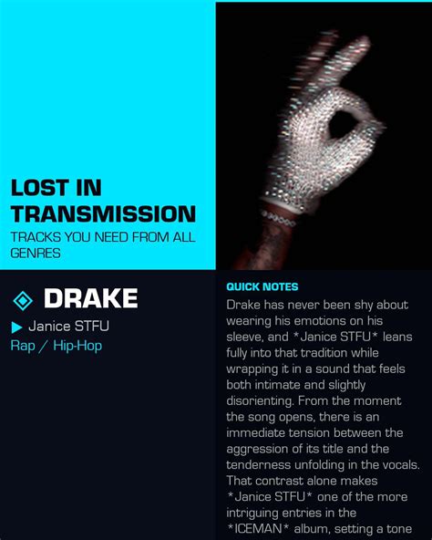 Drake Janice Stfu Lyrics Meaning Explained