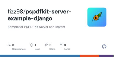 GitHub Tizz98 Pspdfkit Server Example Django Sample For PSPDFKit