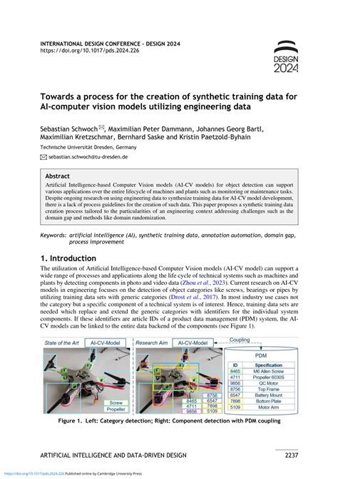 Pdf Towards A Process For The Creation Of Synthetic Training Data For