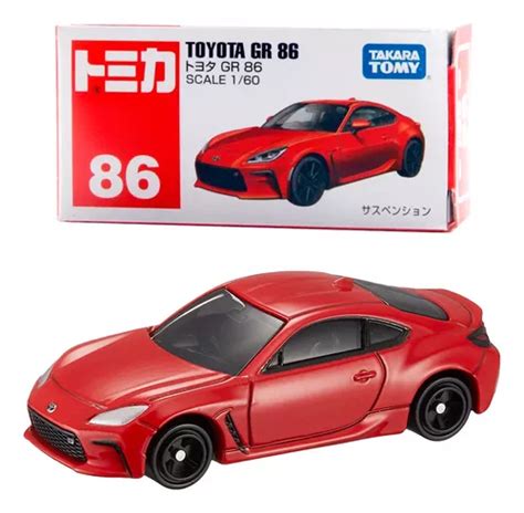 Tomica N°86 Toyota Gr 86 Takara Tomy Color Rojo Meses Sin Interés