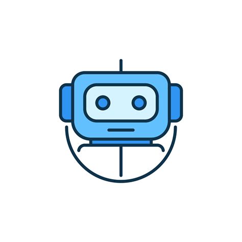 Chatbot Round Vector Robot Support Concept Colored Icon 23093079 Vector Art At Vecteezy